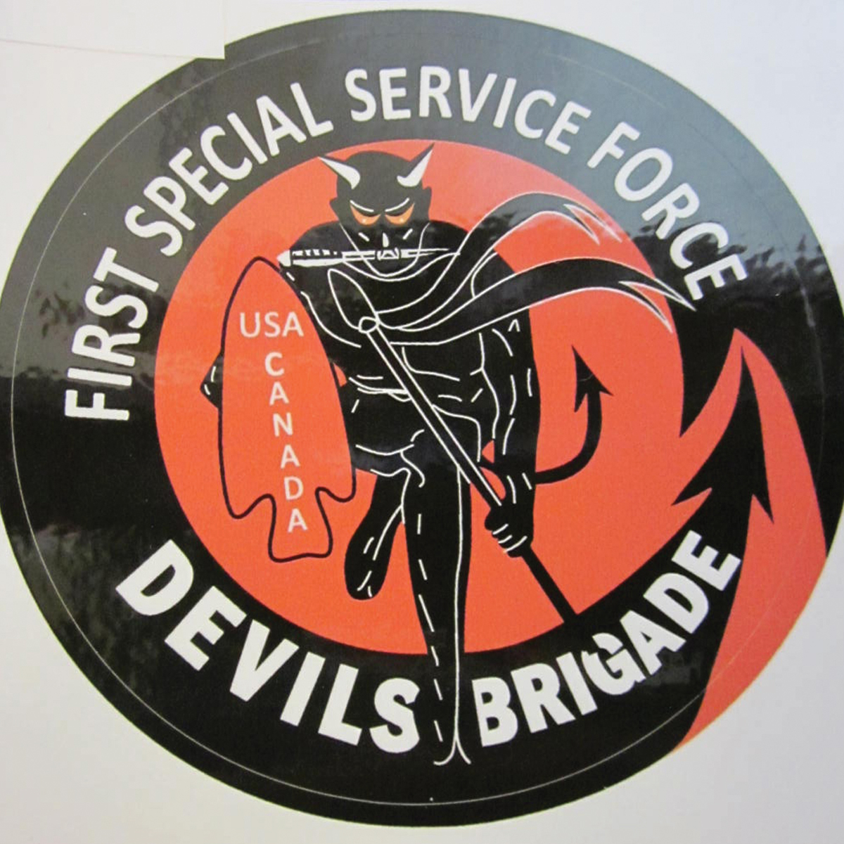 First Special Service Force Devil’s Brigade Window Sticker